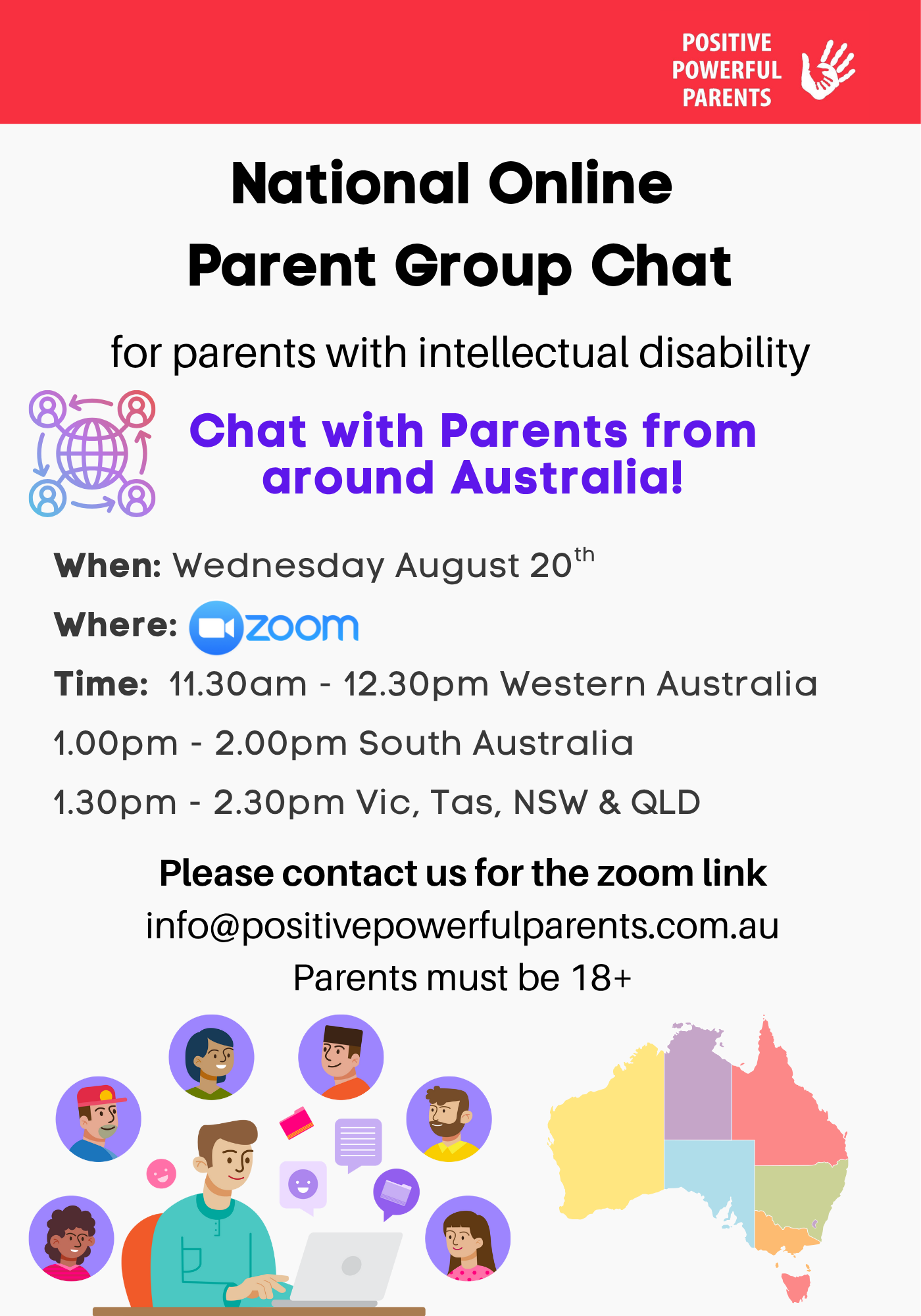August National Online Parent Group Chat – Powerful Positive Parents
